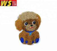 China Custom Eco-Friendly Fabric Embroidered Patch Chenille Elephant Animal Embroidery Sticker for Clothes Decor for sale