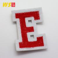 China Hand-Embroidered Greek Letter Chenille Embroidery Patches Sew-On Style Badges in Fabric for sale