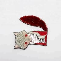 China Custom Sequin and Toothbrush Embroidery Patch for sale