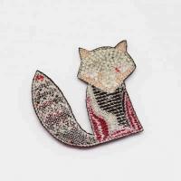 China Custom Sequin and Toothbrush Embroidery Patch for sale