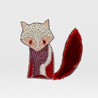 China Custom Sequin and Toothbrush Embroidery Patch for sale