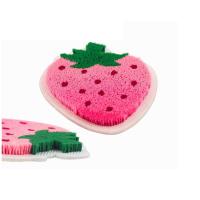 China Toothbrush Embroidery Cloth Sticker and Computer Embroidery 3D Fruit Pattern Strawberry Embroidery Cartoon Patch Fabric PVC Lace for sale
