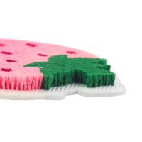 China Toothbrush Embroidery Cloth Sticker and Computer Embroidery 3D Fruit Pattern Strawberry Embroidery Cartoon Patch Fabric PVC Lace for sale