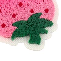 China Toothbrush Embroidery Cloth Sticker and Computer Embroidery 3D Fruit Pattern Strawberry Embroidery Cartoon Patch Fabric PVC Lace for sale