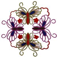 China Custom Fashion Design Wedding Decoration Butterfly High Quality Iron on Patches for Clothing Patches  Sequin Embroidered Patch for sale