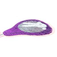 China Fruit Sequins Patch Interesting Can Flip and Change the Color Rabbit Pear Embroidery Color Sequins Patch for sale