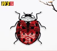 China Custom Sequin Embroidery Clothing Full Embroidered Cloth Stickers Can Be Customized Cartoon Animal Sequin Embroidery Patches for sale