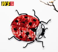 China Custom Sequin Embroidery Clothing Full Embroidered Cloth Stickers Can Be Customized Cartoon Animal Sequin Embroidery Patches for sale