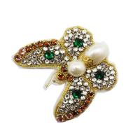 China Fashion Accessory  Rhinestone Crystal Embroidery Applique Patch for Bag or Garments Design Custom Embroidery for sale
