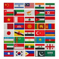 China Wholesale Flag Tactical Embroidery Patch for Clothes Hat Team Stick-On Patches for sale
