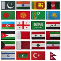 China Wholesale Flag Tactical Embroidery Patch for Clothes Hat Team Stick-On Patches for sale