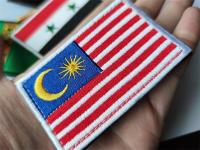 China Wholesale Flag Tactical Embroidery Patch for Clothes Hat Team Stick-On Patches for sale