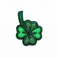 China Custom Twill Iron Embroidery Flower Patch for Hat Decorations Plastic Fabric Embroidered Logo Label Include Alphabet Heart for sale