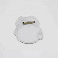 China Cartoon Horse Iron Mouth Metal Embroidery Badge Animation Commemorative Badge Brooch Round Safety Pin of Fine Embroidery for sale