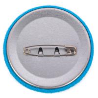 China Cartoon Horse Iron Mouth Metal Embroidery Badge Animation Commemorative Badge Brooch Round Safety Pin of Fine Embroidery for sale