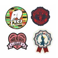 China Cartoon Horse Iron Mouth Metal Embroidery Badge Animation Commemorative Badge Brooch Round Safety Pin of Fine Embroidery for sale