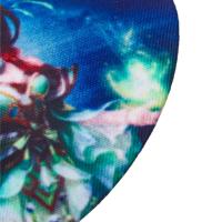 China Custom Pin on Badges,Best Sale Safety Pin on Patch,Heart Shape Fabric Metal Heat Transfer Cartoon Game Badge for sale