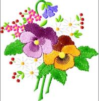China Flower Lace Embroidery Eco-Friendly Felt Sew-On Clothing Decorative Patches Computer Embroidered Badges Patch for sale