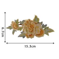 China Flower Lace Embroidery Eco-Friendly Felt Sew-On Clothing Decorative Patches Computer Embroidered Badges Patch for sale