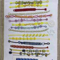 China Customized Embroidered Exile Water Bracelet Personalized Hollow Canvas Adjustable Letter Bracelet Simple Style for sale