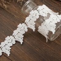 China High Quality Velvet Embroidered Lace Trim 3D Hallow Gold Neckline Assorted Patterns DIY Embroidered With Custom Border Wholesale for sale