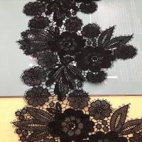 China Hollow Out Water-Soluble Lace Embroidery Cloth Sticker Flower Embroidery Cloth Patch Milk Silk Garment Accessories for sale