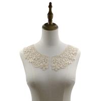 China Custom Embroidery Neck Lace Tulle Lace Embroidery Mesh Cotton Lace Fabric Embroidery for sale