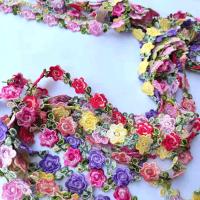 China Wholesale Factory Cotton Floral Eyelet Embroidered Lace Trim With Assorted Patterns for DIY for sale