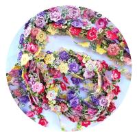 China Wholesale Factory Cotton Floral Eyelet Embroidered Lace Trim With Assorted Patterns for DIY for sale