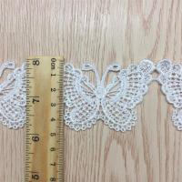 China Water Soluble Embroidered Butterfly Computerized Embroidery Garment Accessories Water-Soluble Lace  Barcode Lace for sale