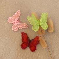 China Water Soluble Embroidered Butterfly Computerized Embroidery Garment Accessories Water-Soluble Lace  Barcode Lace for sale