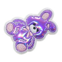 China Iron on Embroidery Reflective Patch Low Moq Embroidery Logo Iron on Embroidery Patches for Clotges for sale