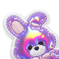 China Iron on Embroidery Reflective Patch Low Moq Embroidery Logo Iron on Embroidery Patches for Clotges for sale