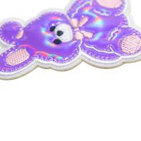China Iron on Embroidery Reflective Patch Low Moq Embroidery Logo Iron on Embroidery Patches for Clotges for sale