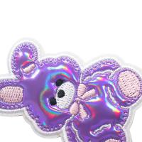 China Iron on Embroidery Reflective Patch Low Moq Embroidery Logo Iron on Embroidery Patches for Clotges for sale