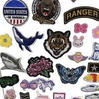 China Fashion Design 3D Flock Adhesive Patches Eco-Friendly Embroidered Fabric with Beads and PU Plastic Main Material for sale