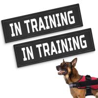 China Dog Vest Patches, Service Dog/in Training/Emotional Support/Therapy Dog DO NOT PET PU Patches for sale