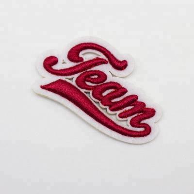 China Custom for Clothing Letter Patches Garment Iron on 3D Logo Stereoscopic Embroidery Star Patches for sale