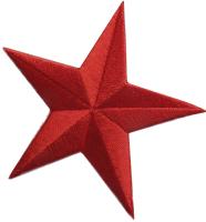 China Custom for Clothing Letter Patches Garment Iron on 3D Logo Stereoscopic Embroidery Star Patches for sale