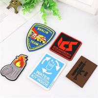 China Manufacturer Makes Fashionable Drop Plastic Logo Silica Gel Badge Pvc Soft Plastic Badge Luggage Clothing Plastic 3D Logo for sale