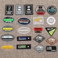 China Rubber Garment Bags Custom Logo  No Minimum 3D Logo Sewing Pvc Patches Custom Logo Rubber Custom Pvc Patch for sale