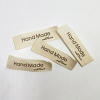 China Cotton Woven Label Handmade With Love Diy Clothing Sewing Grosgrain Tag  Neck Label for sale