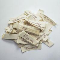 China Cotton Woven Label Handmade With Love Diy Clothing Sewing Grosgrain Tag  Neck Label for sale