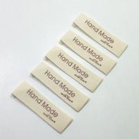 China Cotton Woven Label Handmade With Love Diy Clothing Sewing Grosgrain Tag  Neck Label for sale