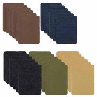 China 30-Piece Knee Patch Cloth Computer Embroidered Fabric for Clothing Ironing Denim Arbitrary Cut Patch for sale