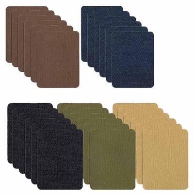 China 30-Piece Knee Patch Cloth Computer Embroidered Fabric for Clothing Ironing Denim Arbitrary Cut Patch for sale