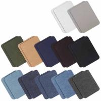 China 30-Piece Knee Patch Cloth Computer Embroidered Fabric for Clothing Ironing Denim Arbitrary Cut Patch for sale