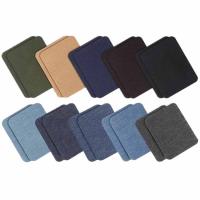 China 30-Piece Knee Patch Cloth Computer Embroidered Fabric for Clothing Ironing Denim Arbitrary Cut Patch for sale