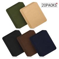 China Selizo 20 24 Pcs Iron-On Patches for Jeans Plastic Fabric Jean Patches Clothing Repair 10 Colors Logo Decoration Mainly Uniforms for sale