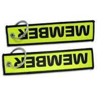 China Custom Embroidery Keychain logo Customized 3d Anime Keychain for sale